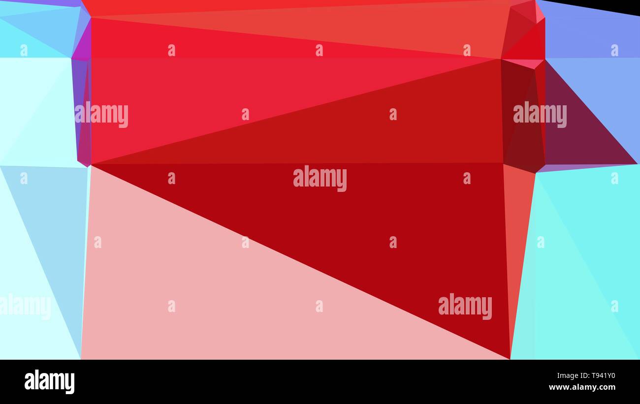 minimalistic triangle geometric background with light gray, crimson and ...