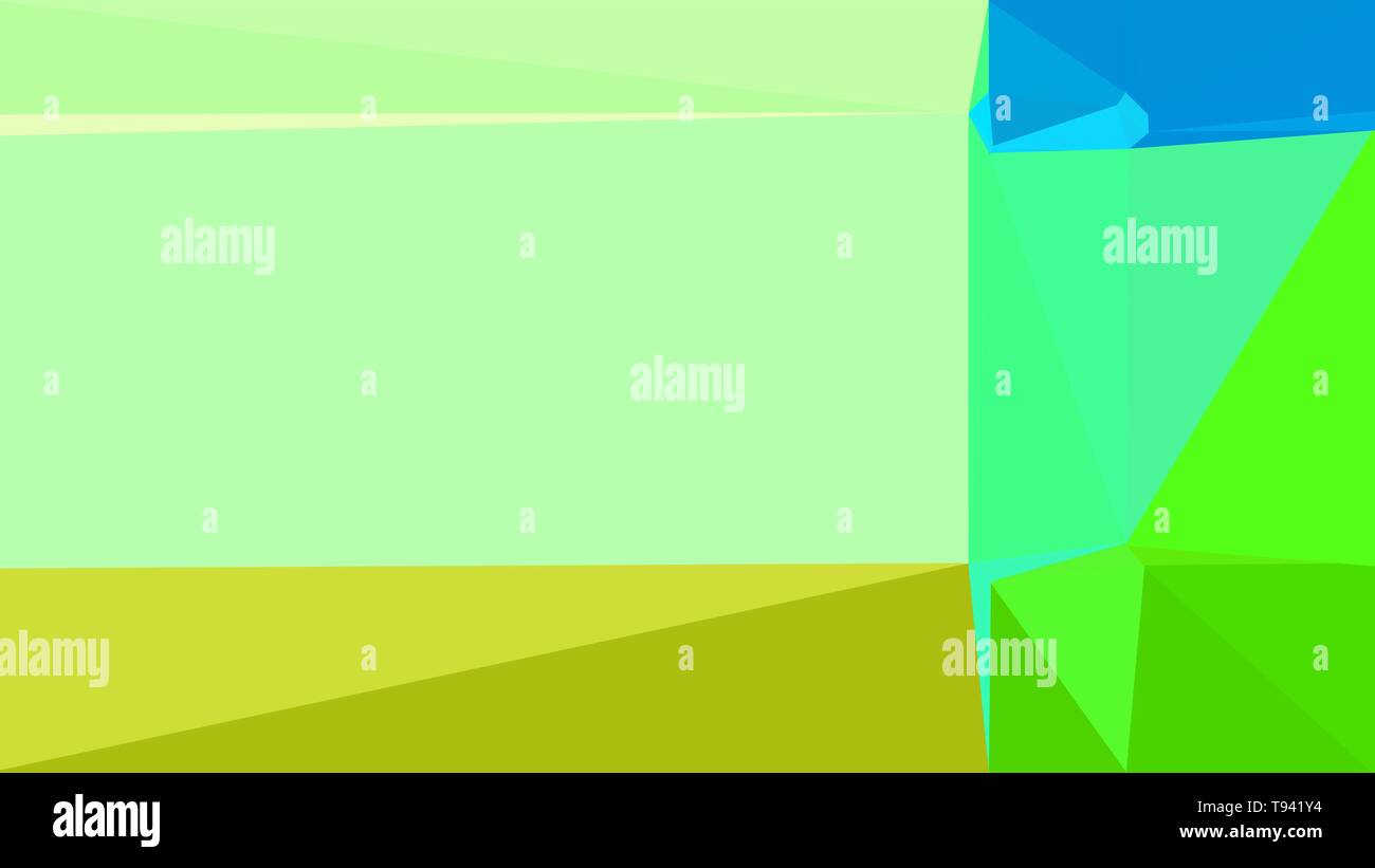 tea green, yellow green and turquoise multicolor background art. simple ...