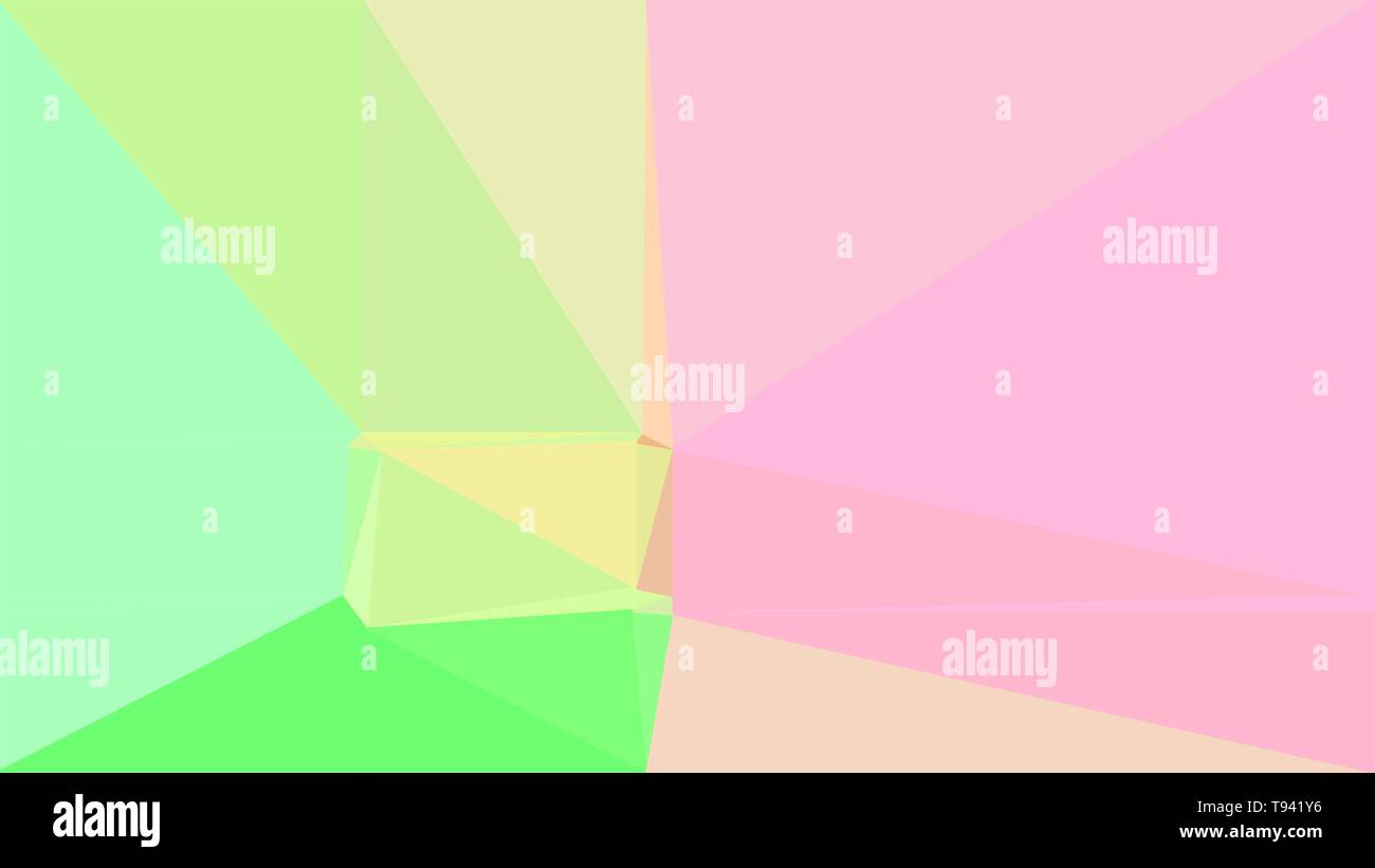geometric pink, pastel green and tea green color background. for ...