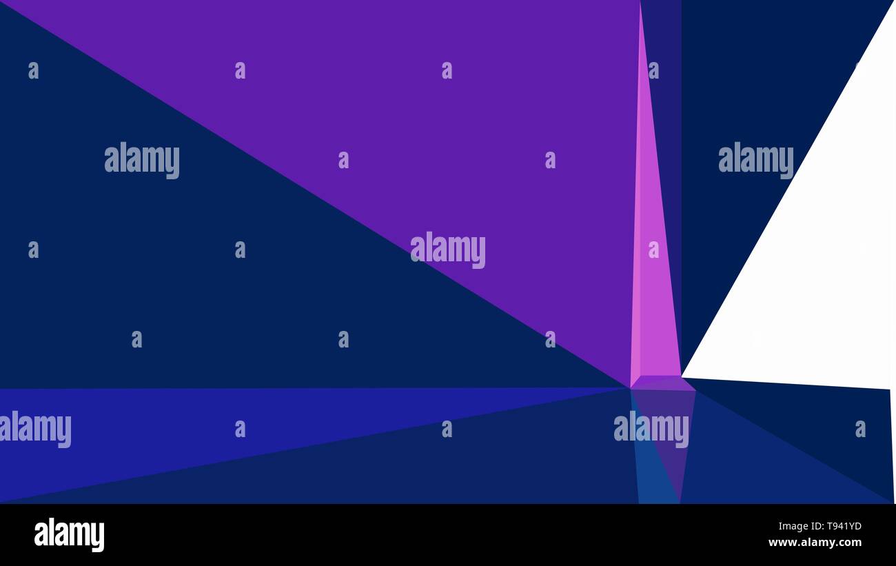 Abstract color triangles geometric background with midnight blue, dark ...