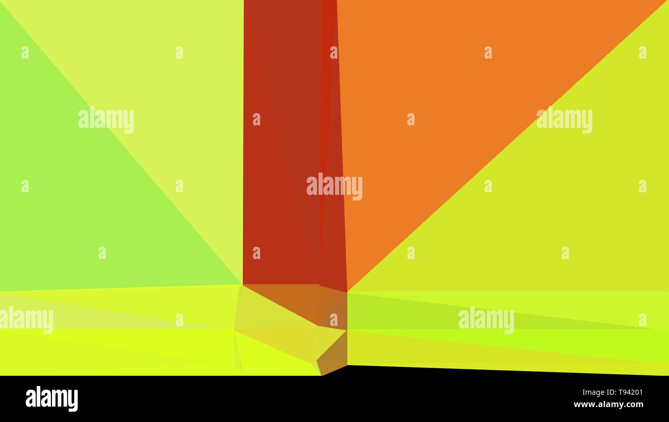 green yellow, firebrick and bronze multicolor background art. simple ...