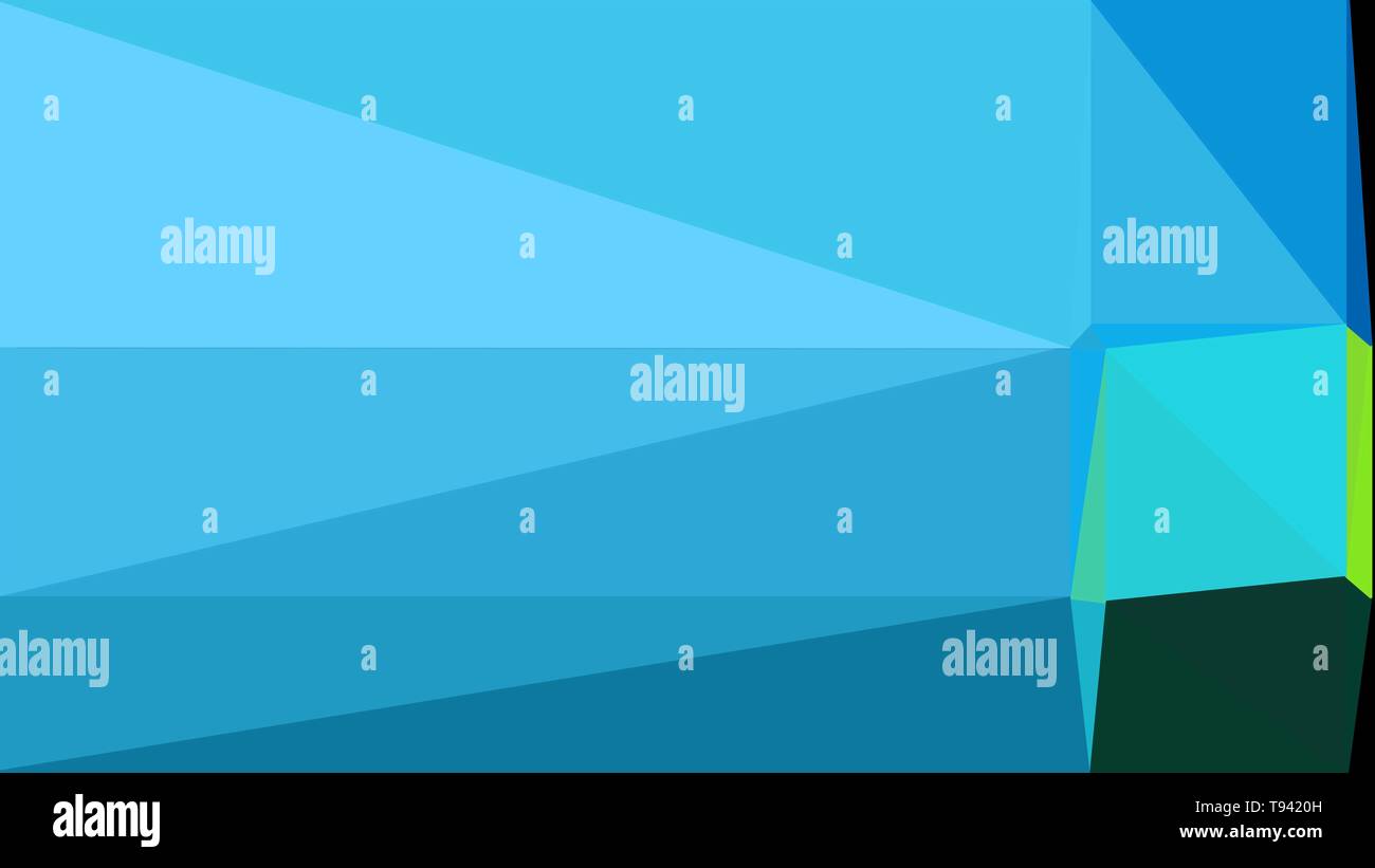 triangle background with medium turquoise, very dark blue and dark cyan ...