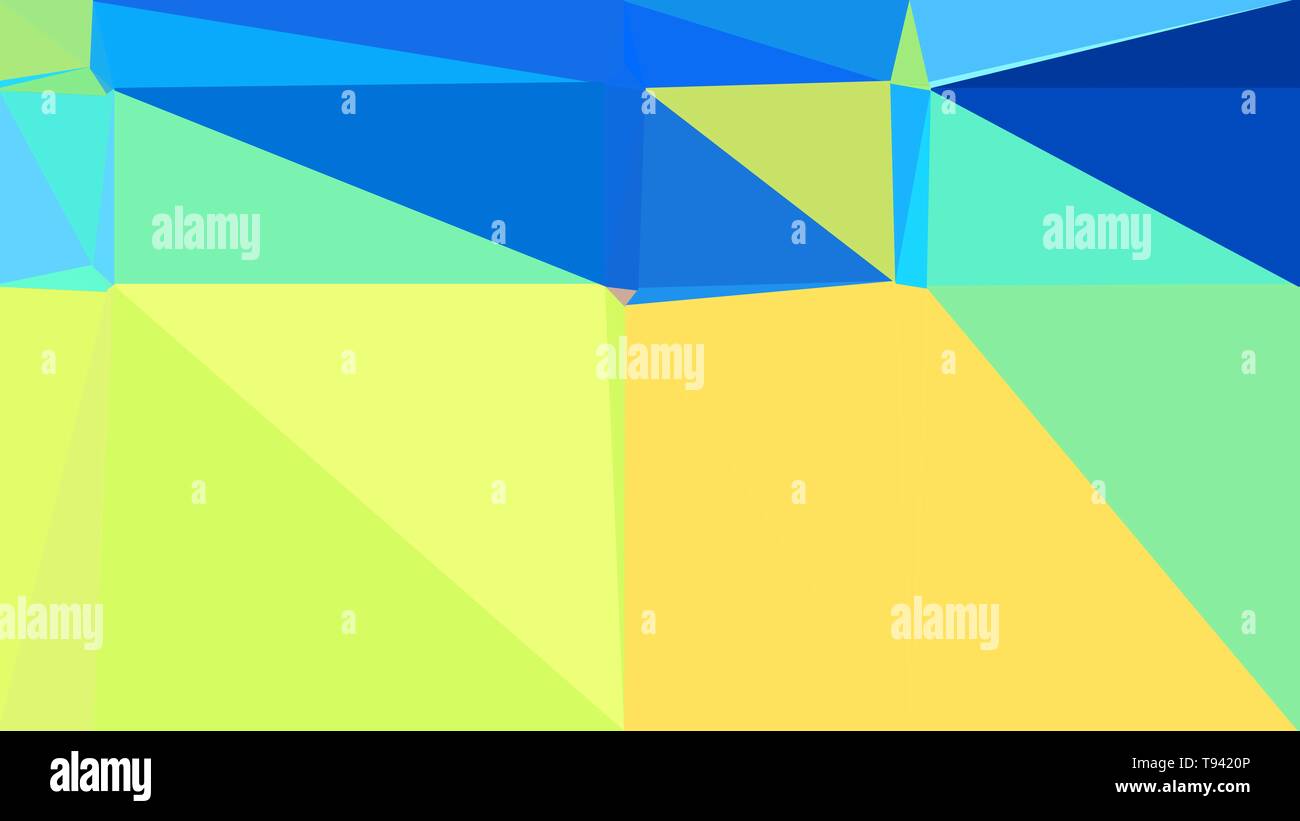 abstract geometric background with triangles and dodger blue, khaki and ...