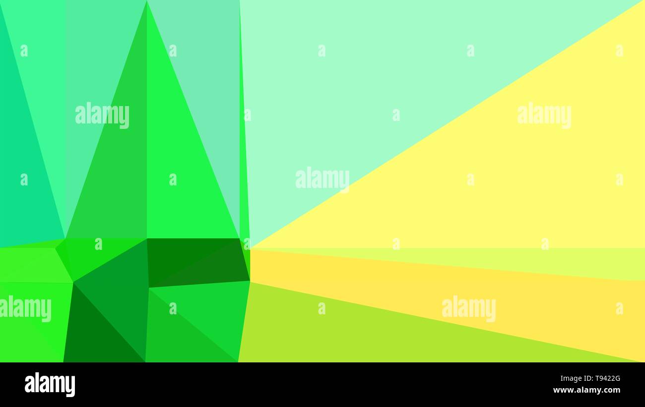 triangle background with lime green, aqua marine and khaki colors ...