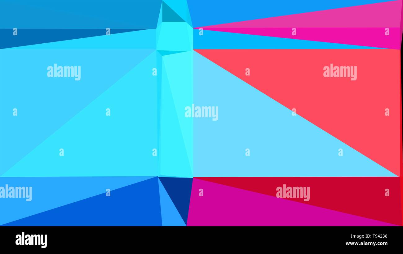 turquoise, moderate pink and strong blue colored contemporary art ...