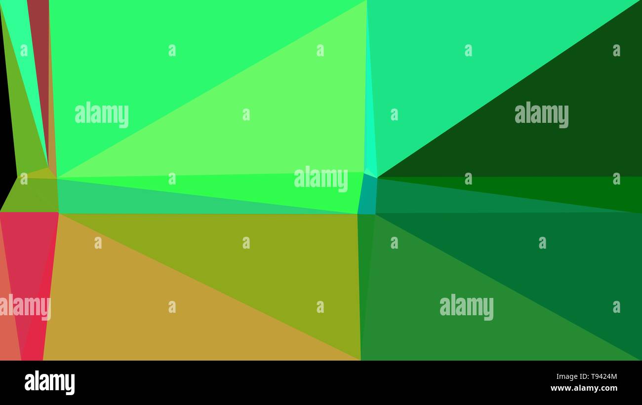 retro style triangle illustration. pastel green, vivid lime green and ...