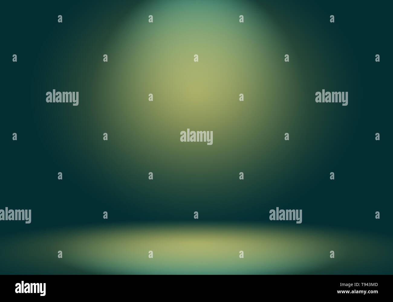 Abstract blur empty Green gradient Studio well use as background ...