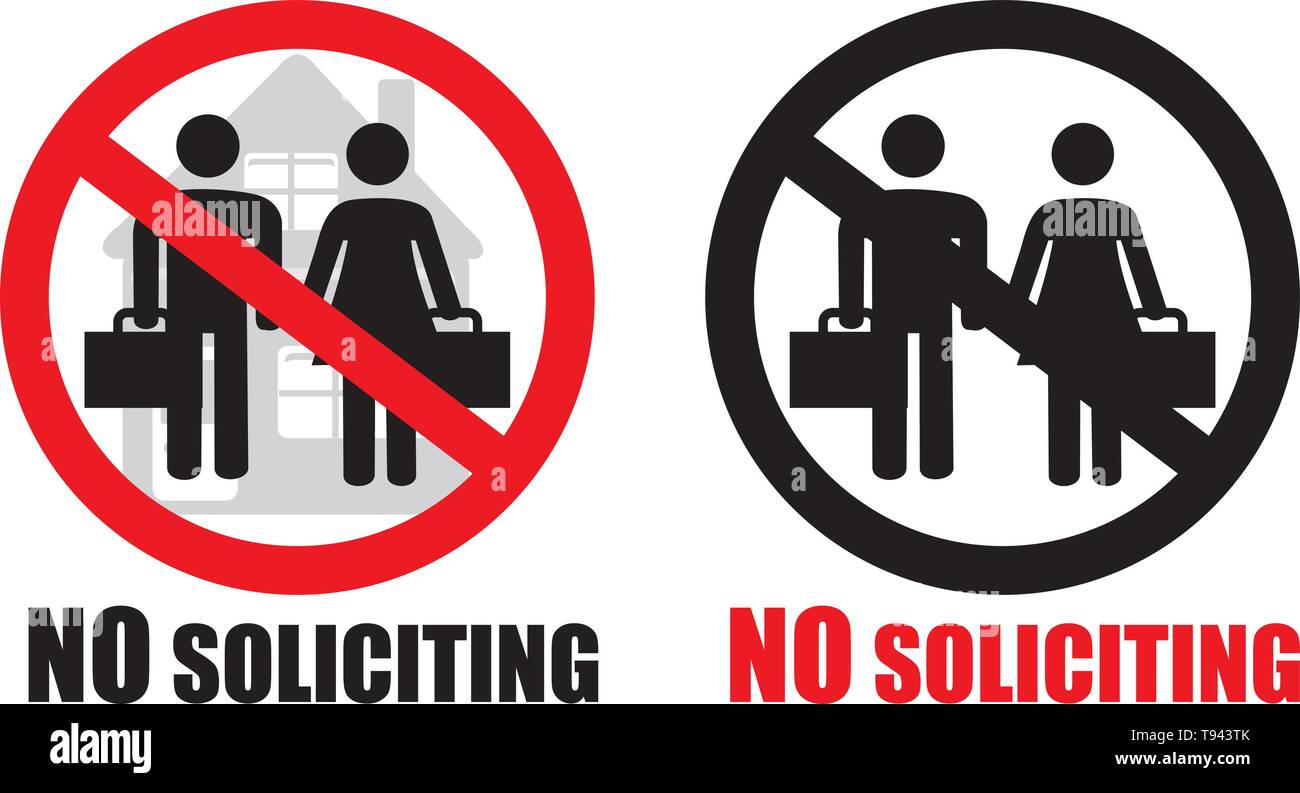 No salesman sign hi-res stock photography and images - Alamy