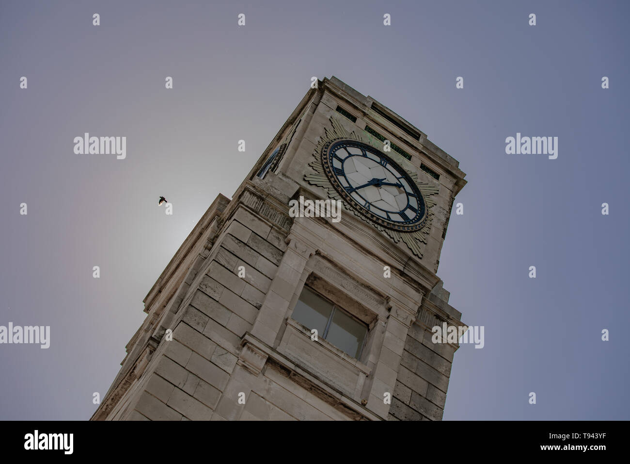 Stanley Park, Blackpool, Lancashire. 12th May 2019. Cocker Clock Tower ...