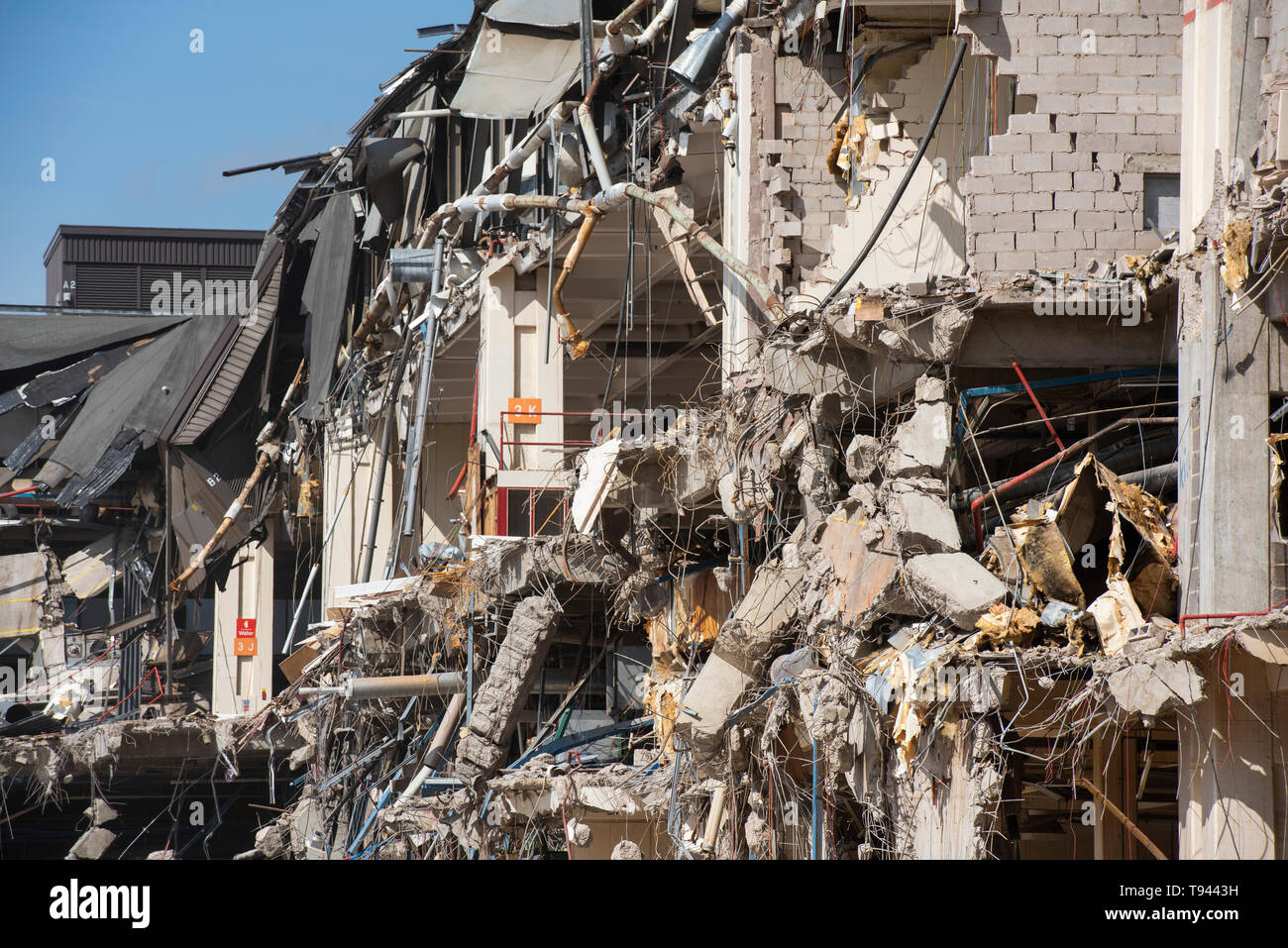 Demolition of the former Imperial Tobacco Horizon Factory building in ...