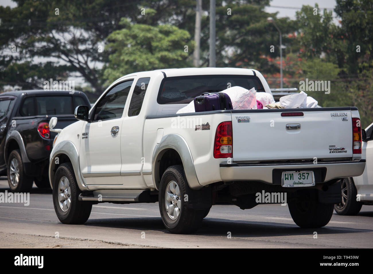 Chiangmai, Thailand - April 30 2019: Private Toyota Hilux Vigo Pickup ...