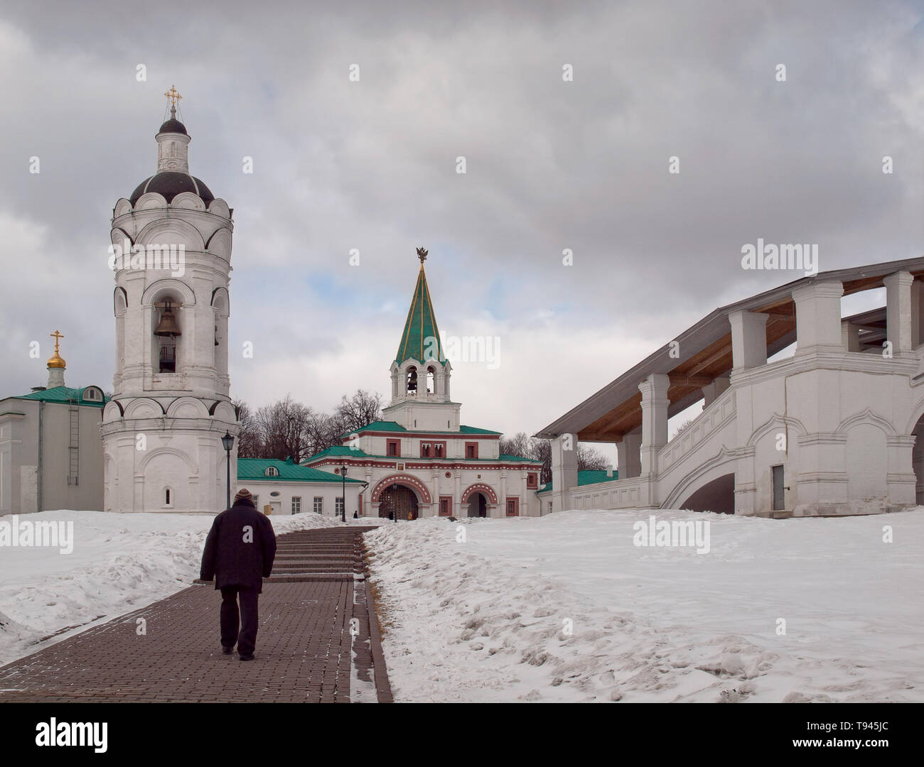 Russian white church hi-res stock photography and images - Alamy