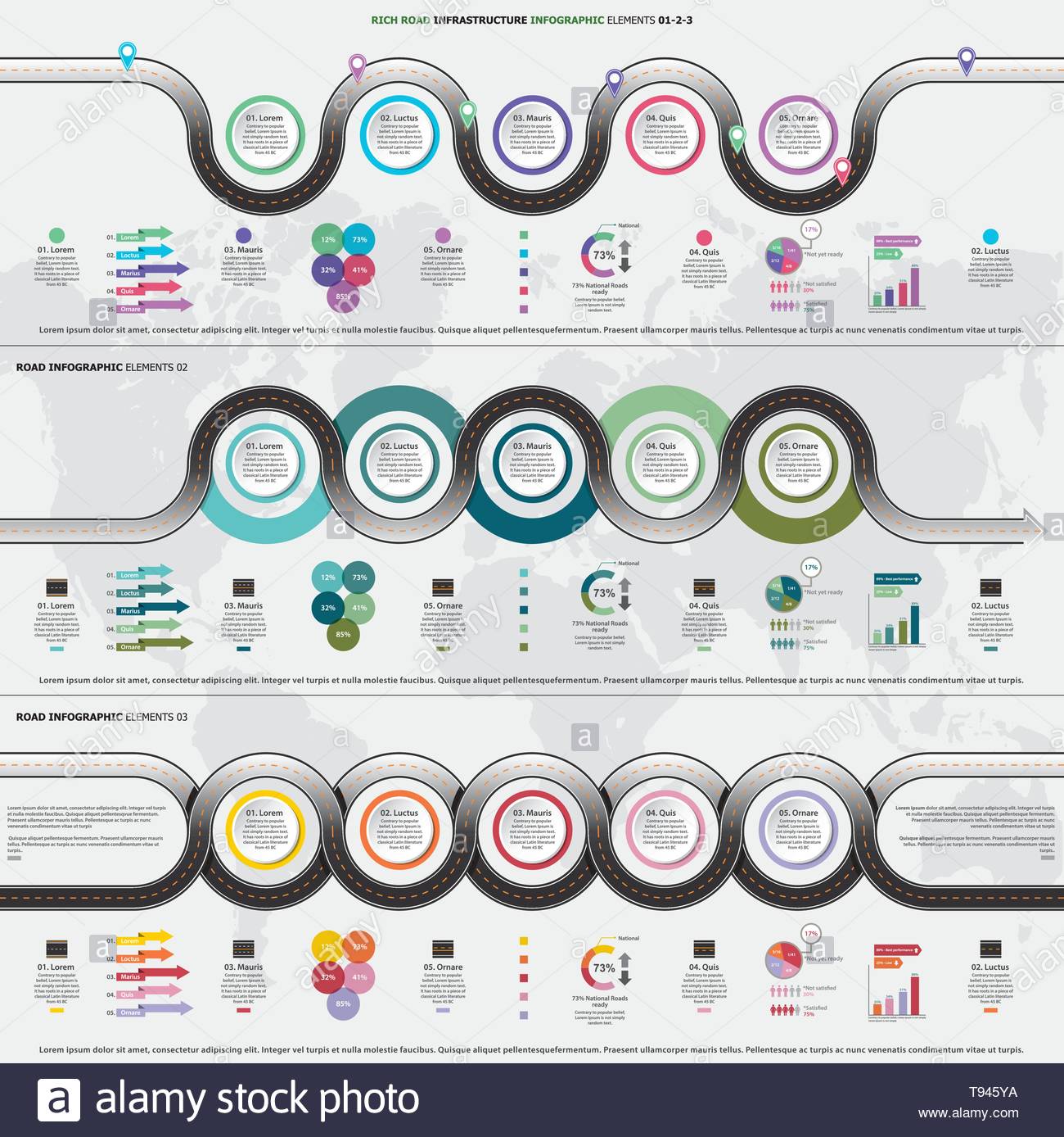 Timeline Infographic Road High Resolution Stock Photography and Images ...