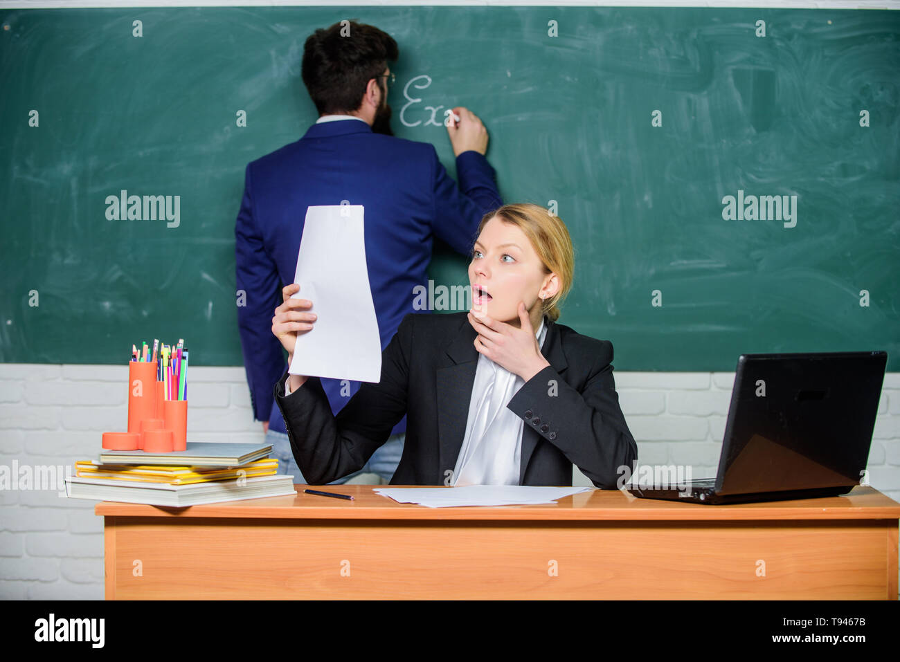 Check homework. Write down your task. Teachers working in pairs school ...