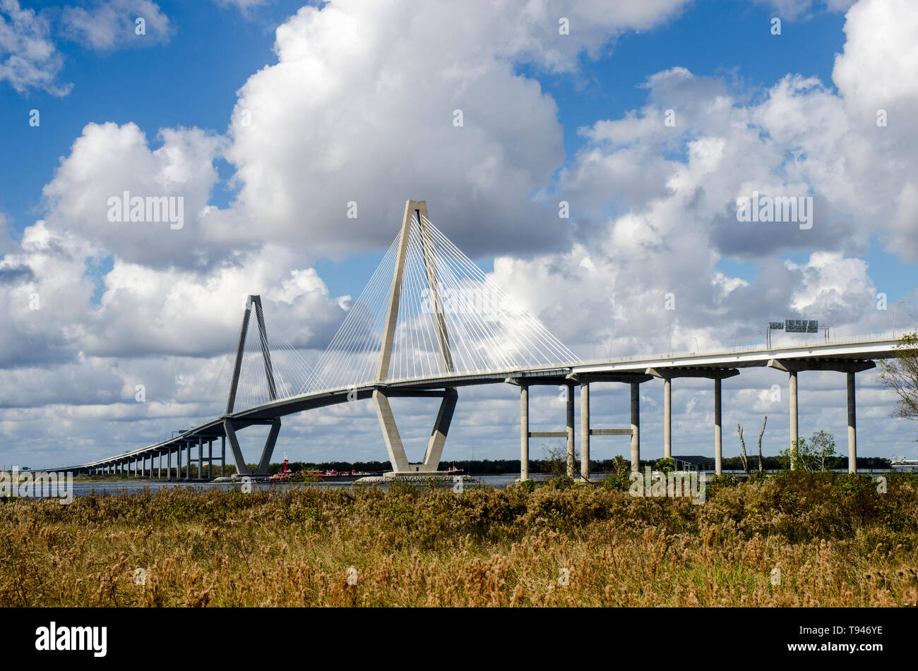 Cooper River Bridge, Charleston, South Carolina Stock Photo - Alamy