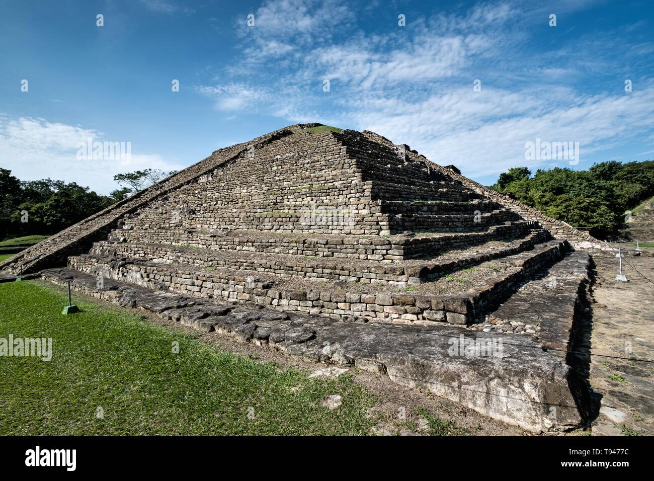 Mesoamerica pyramid called building 19 in the Arroyo Group at the pre ...