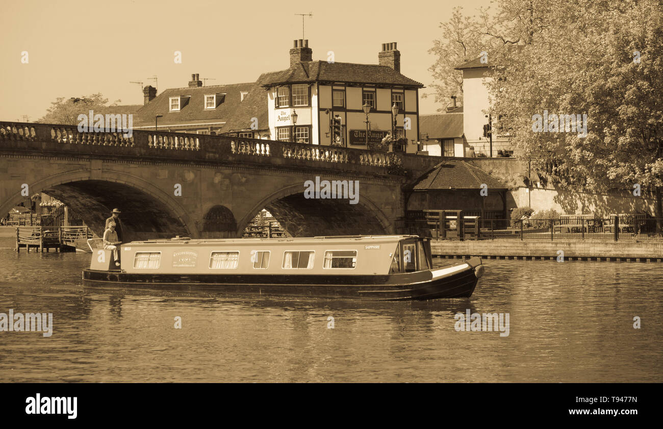 Henley Bridge, Henley-on-Thames, Oxfordshire, England, UK, GB Stock ...