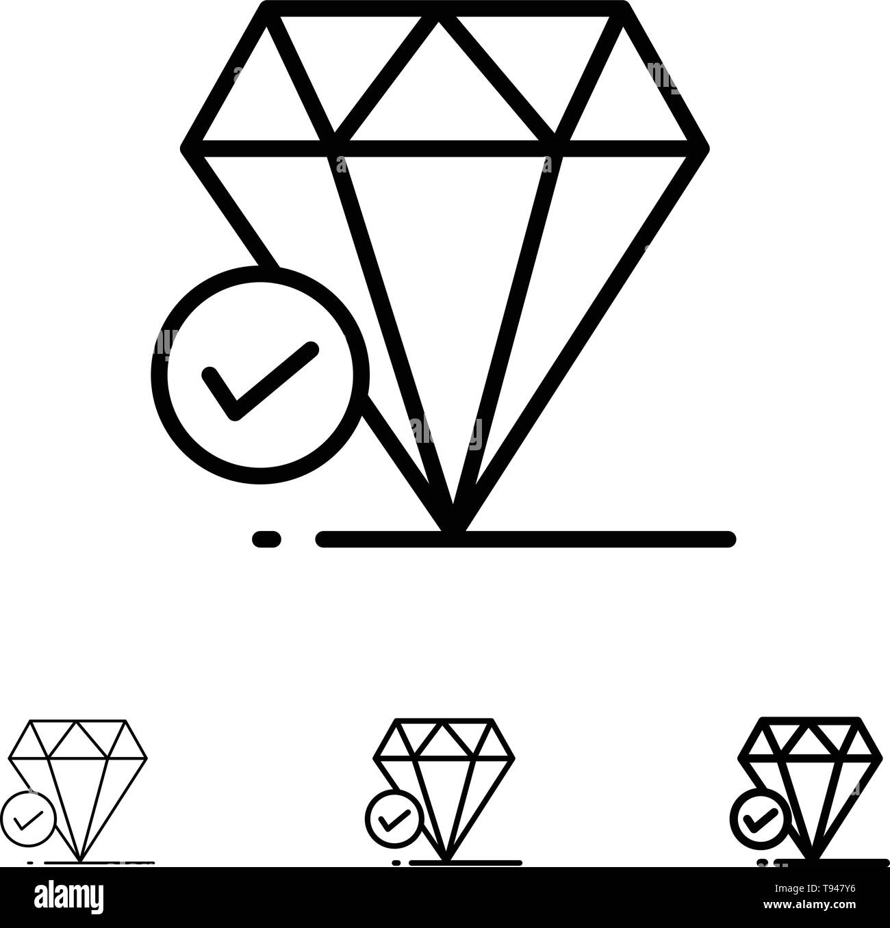 Diamond Gem Sketch Black and White Stock Photos & Images - Alamy