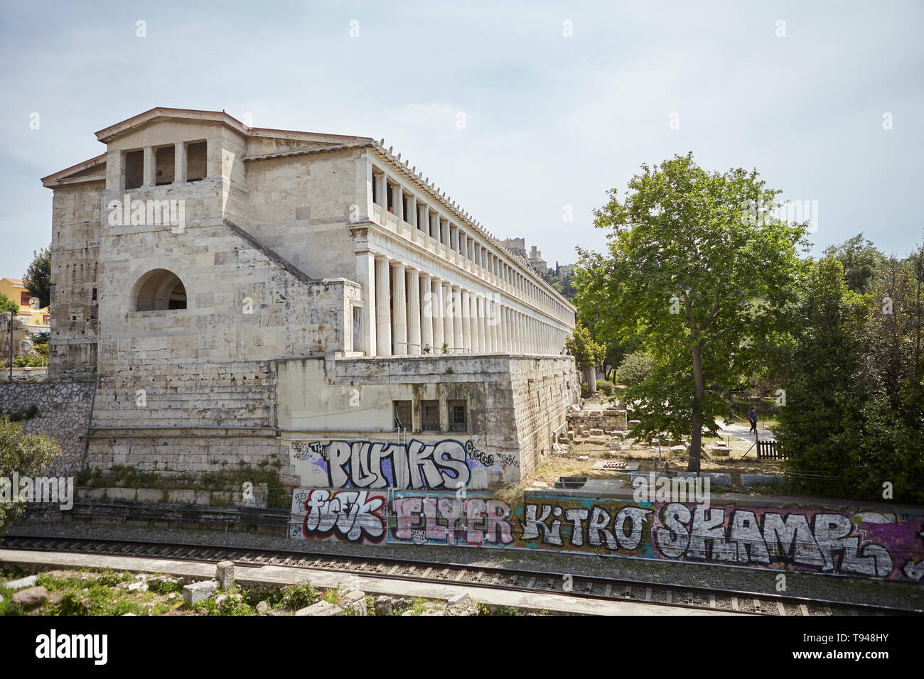 Ancient Agora Museum at Athens , Monastiraki Stock Photo - Alamy