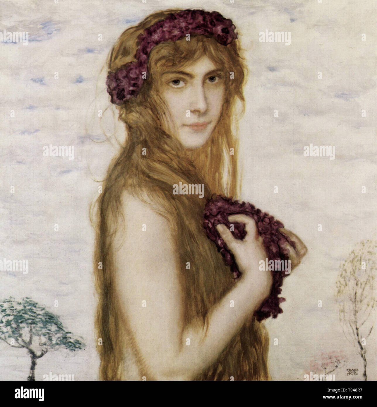 Franz von Stuck - spring 1909 Stock Photo - Alamy