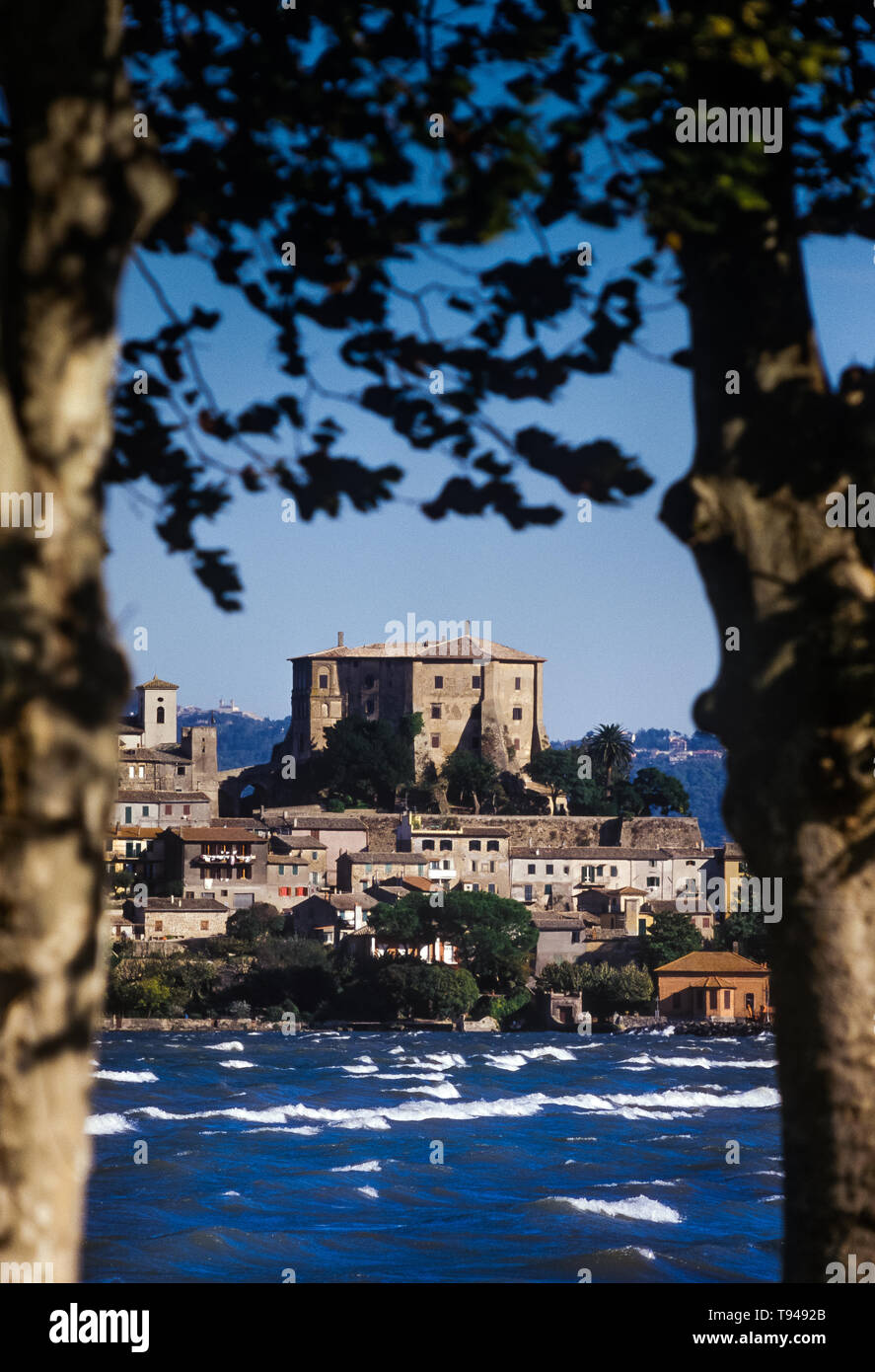 Lake of Bolsena (Italy) - The medieval town with castle on Lake Bolsena ...