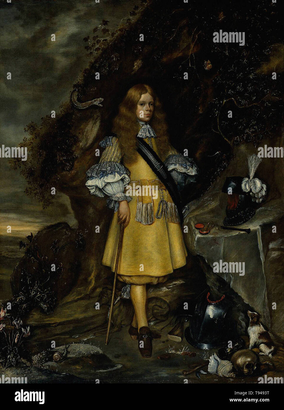 Gerard ter Borch - memorial portrait moses ter borch c 1668 Stock Photo ...