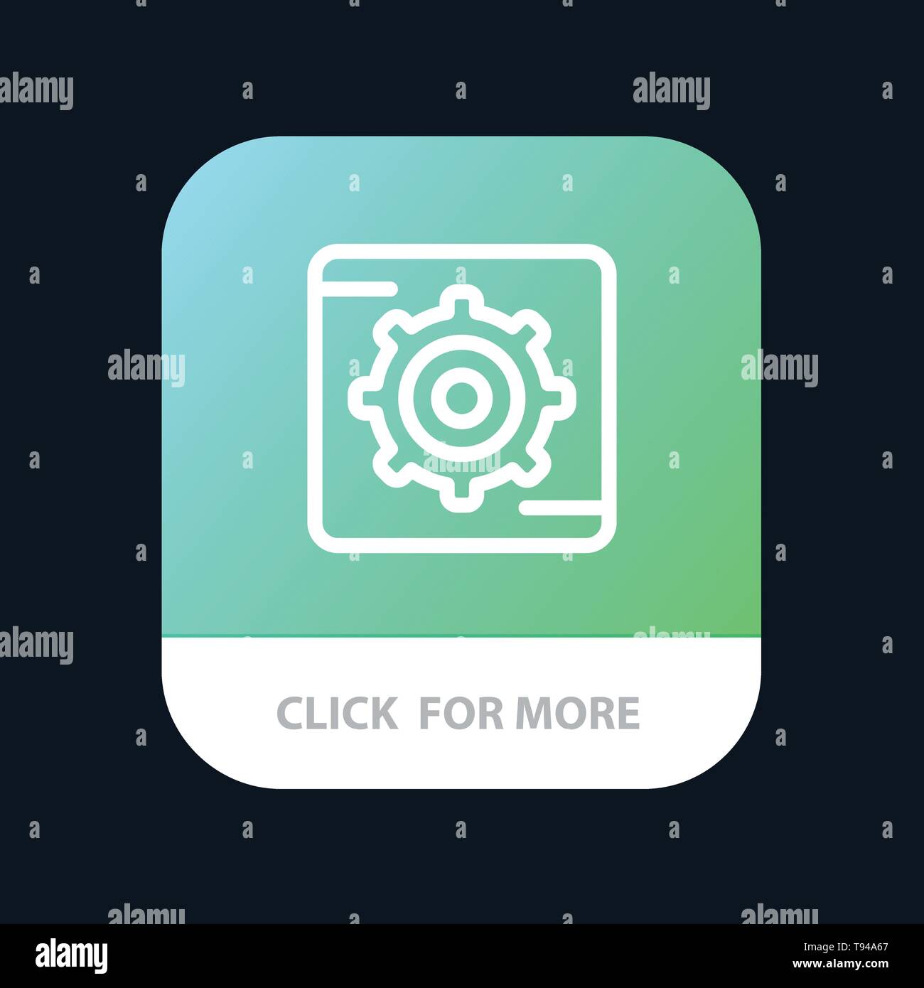 Ios system settings app icon Stock Vector Images - Alamy