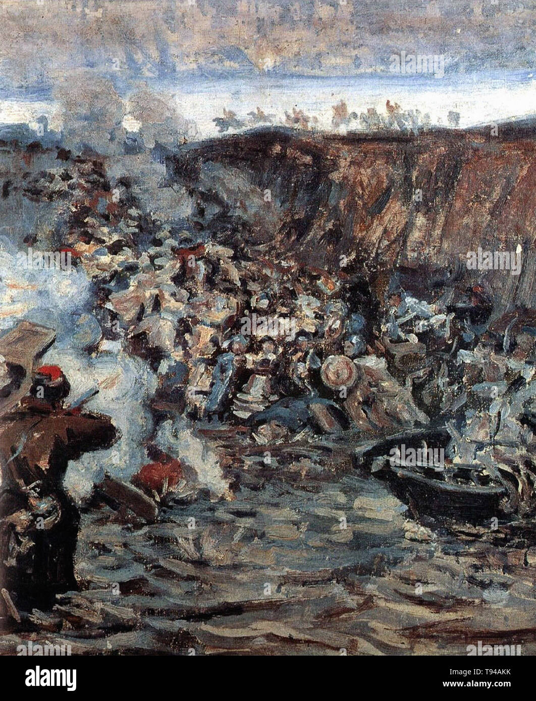Vasily Surikov - study conquest siberi yermak 2 Stock Photo - Alamy