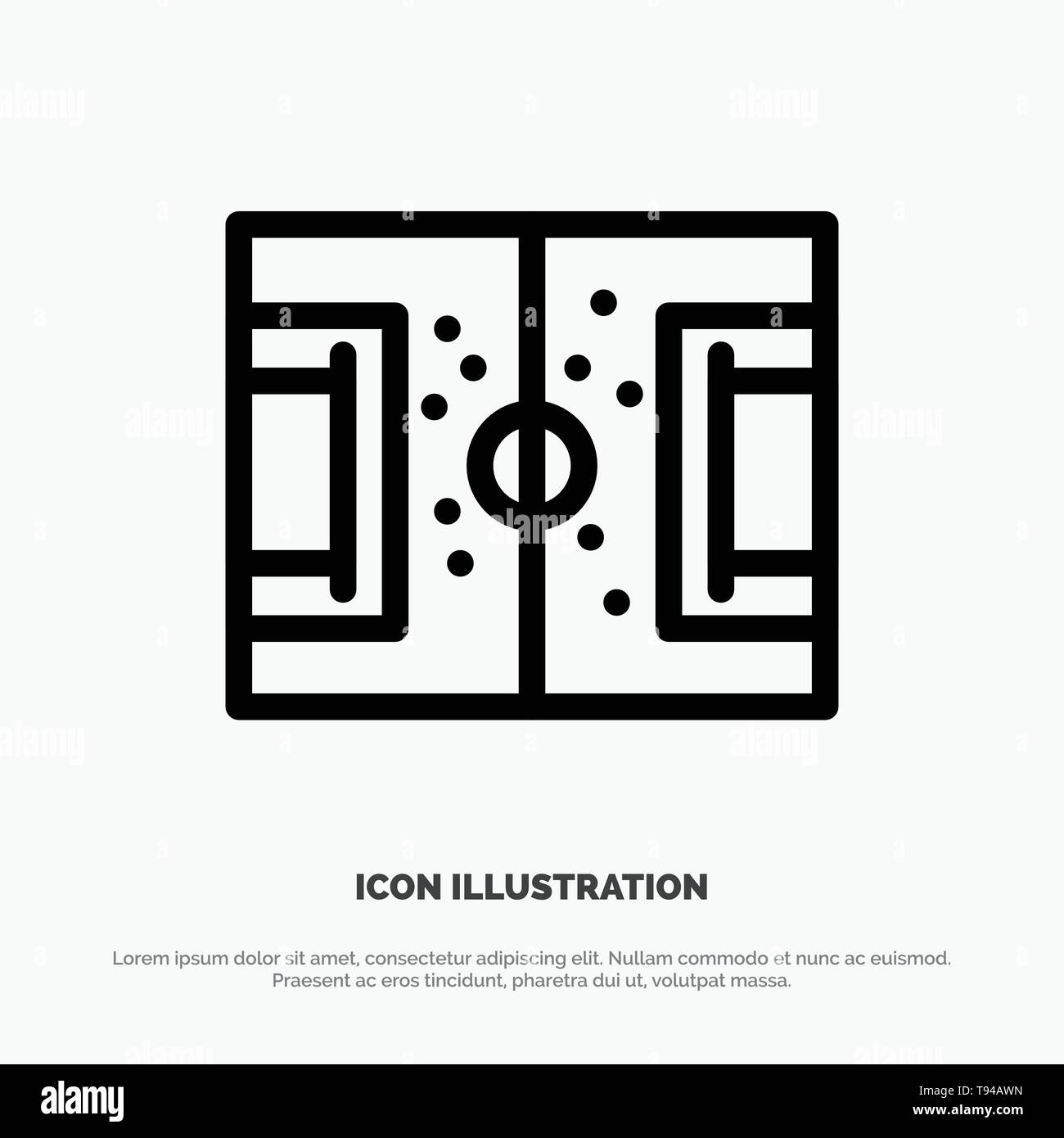 Game pitch Stock Vector Images - Alamy