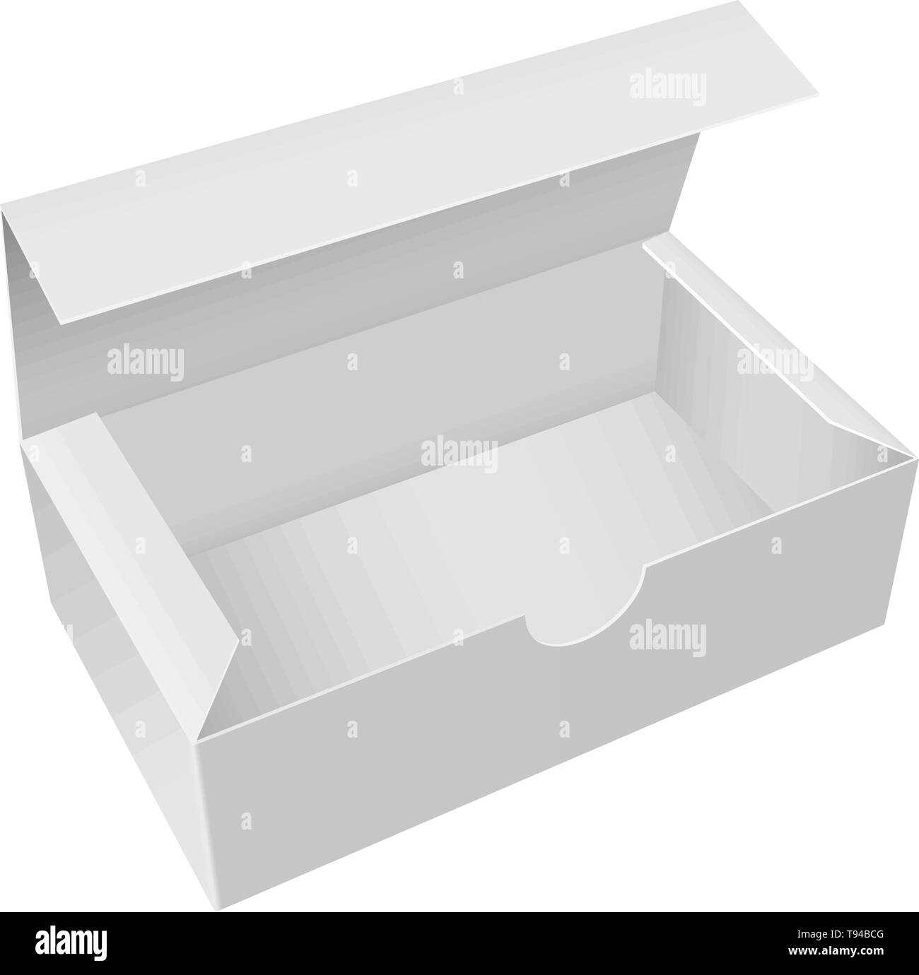 White paper box Stock Vector Image & Art - Alamy