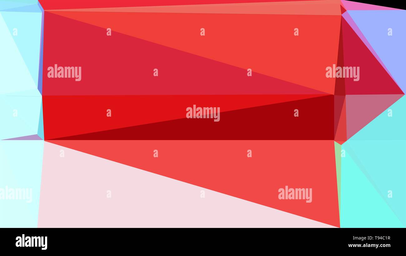 retro style triangle illustration. crimson, powder blue and indian red ...