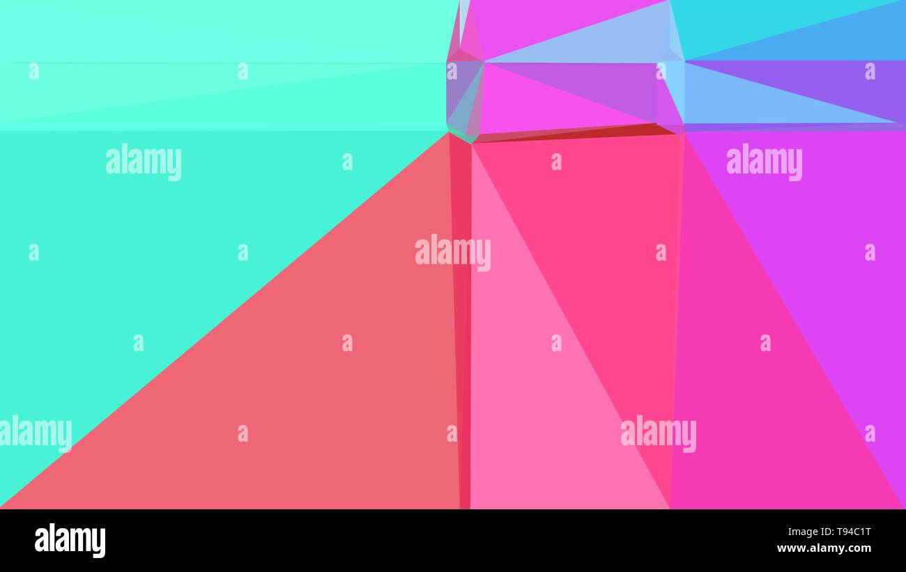 triangle background with hot pink, pale violet red and turquoise colors ...