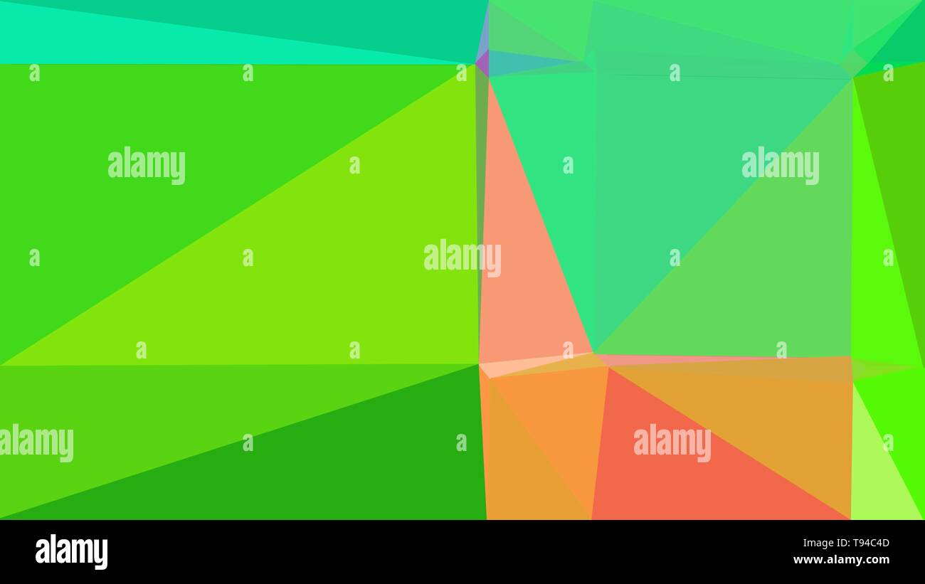 abstract geometric background with triangles and moderate green, medium ...