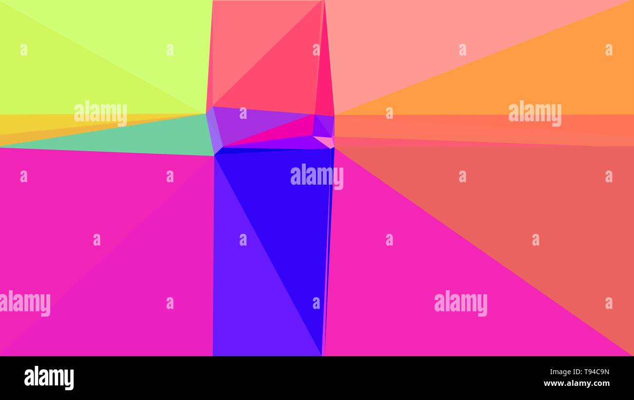 deep pink, blue violet and khaki color geometric triangle background ...