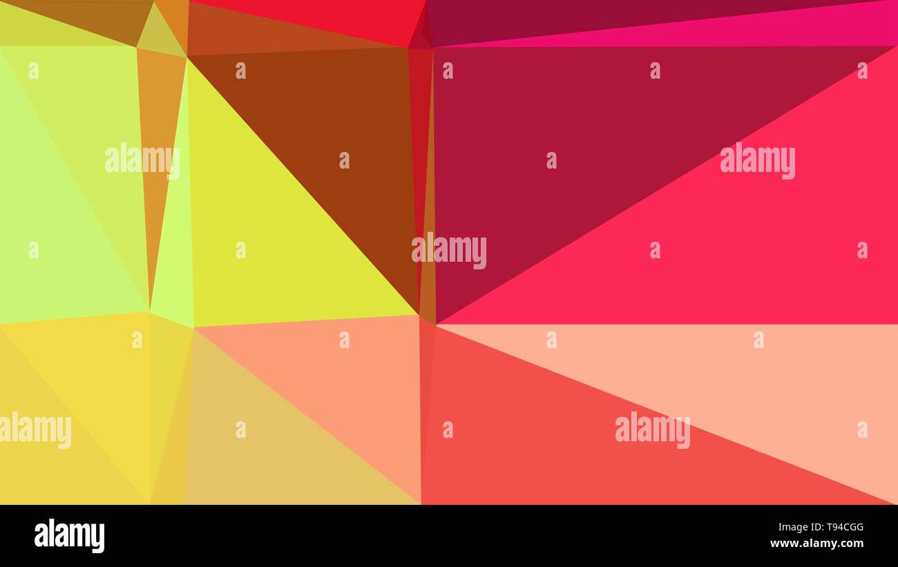 geometric triangle abstract background with khaki, crimson and sandy ...