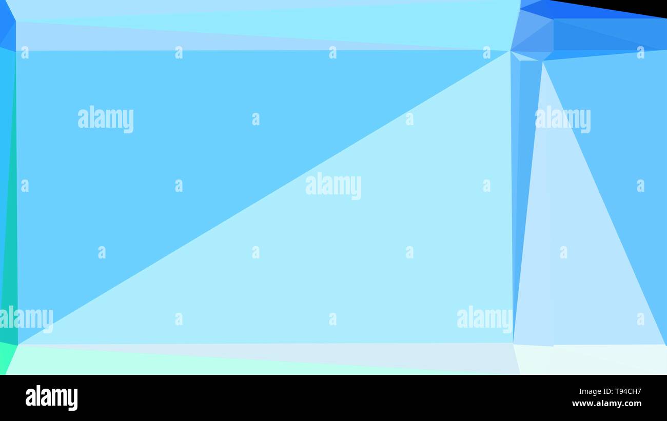 geometric triangle abstract background with light sky blue, pale ...