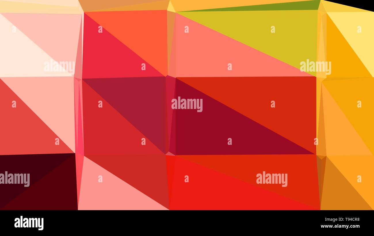 retro style triangle illustration. firebrick, crimson and very dark red ...