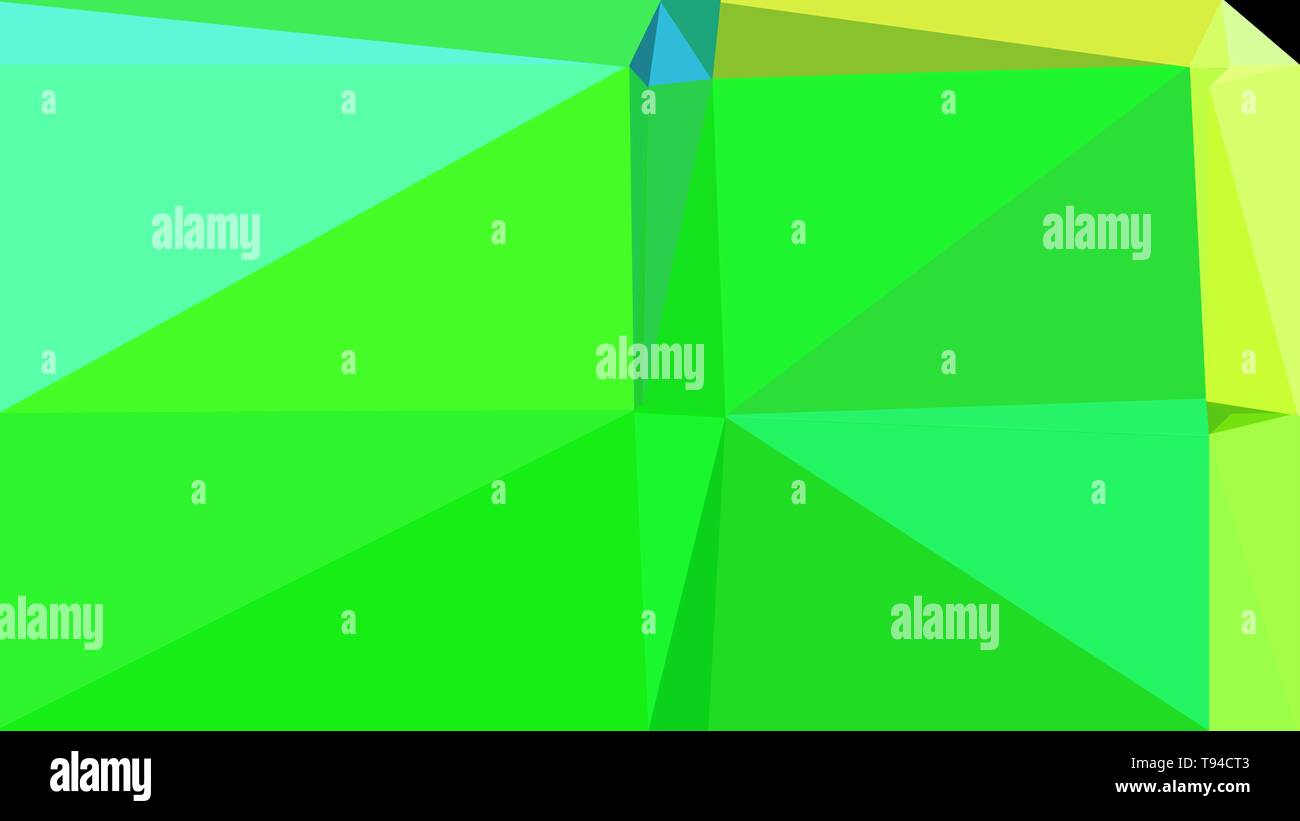 geometric triangles style in lime green, medium aqua marine and vivid ...