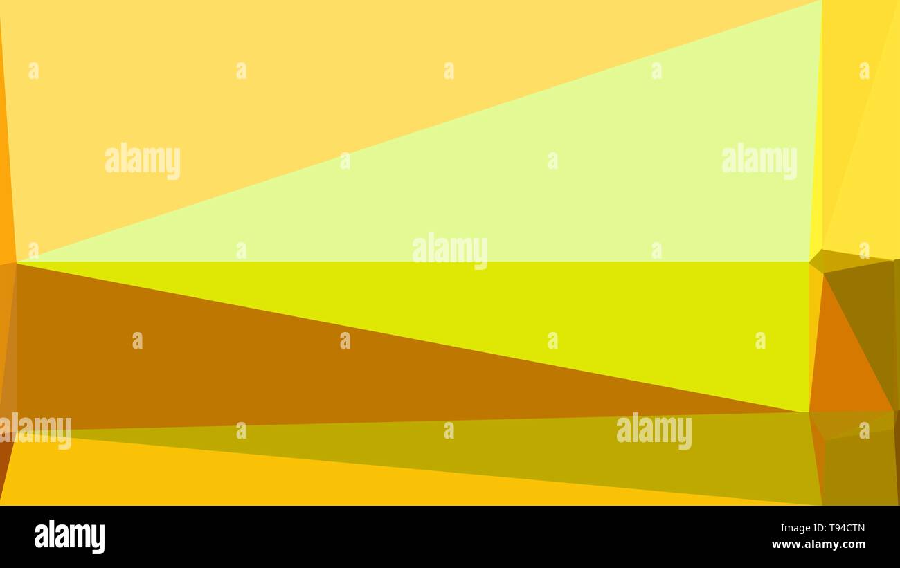 Abstract color triangles geometric background with khaki, tangerine ...