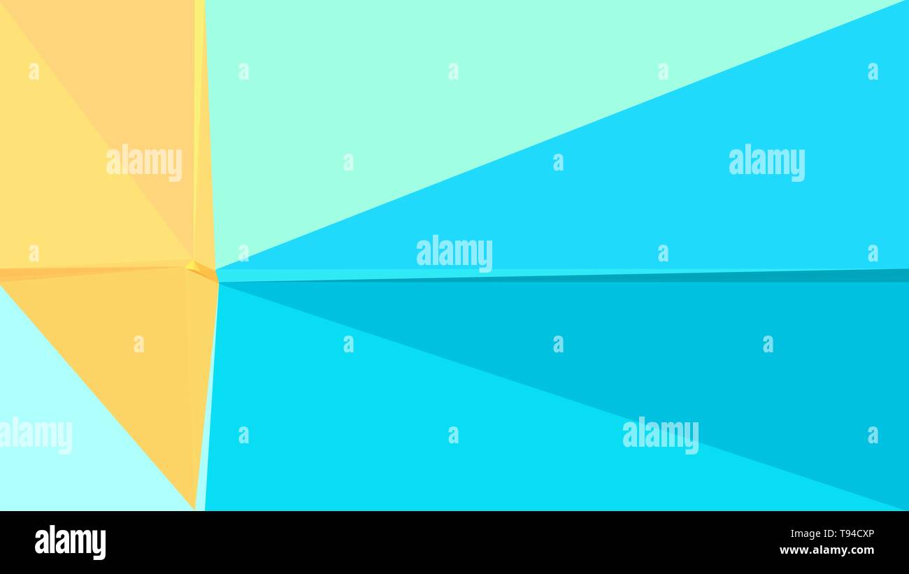 geometric triangles style in pale turquoise, khaki and bright turquoise ...