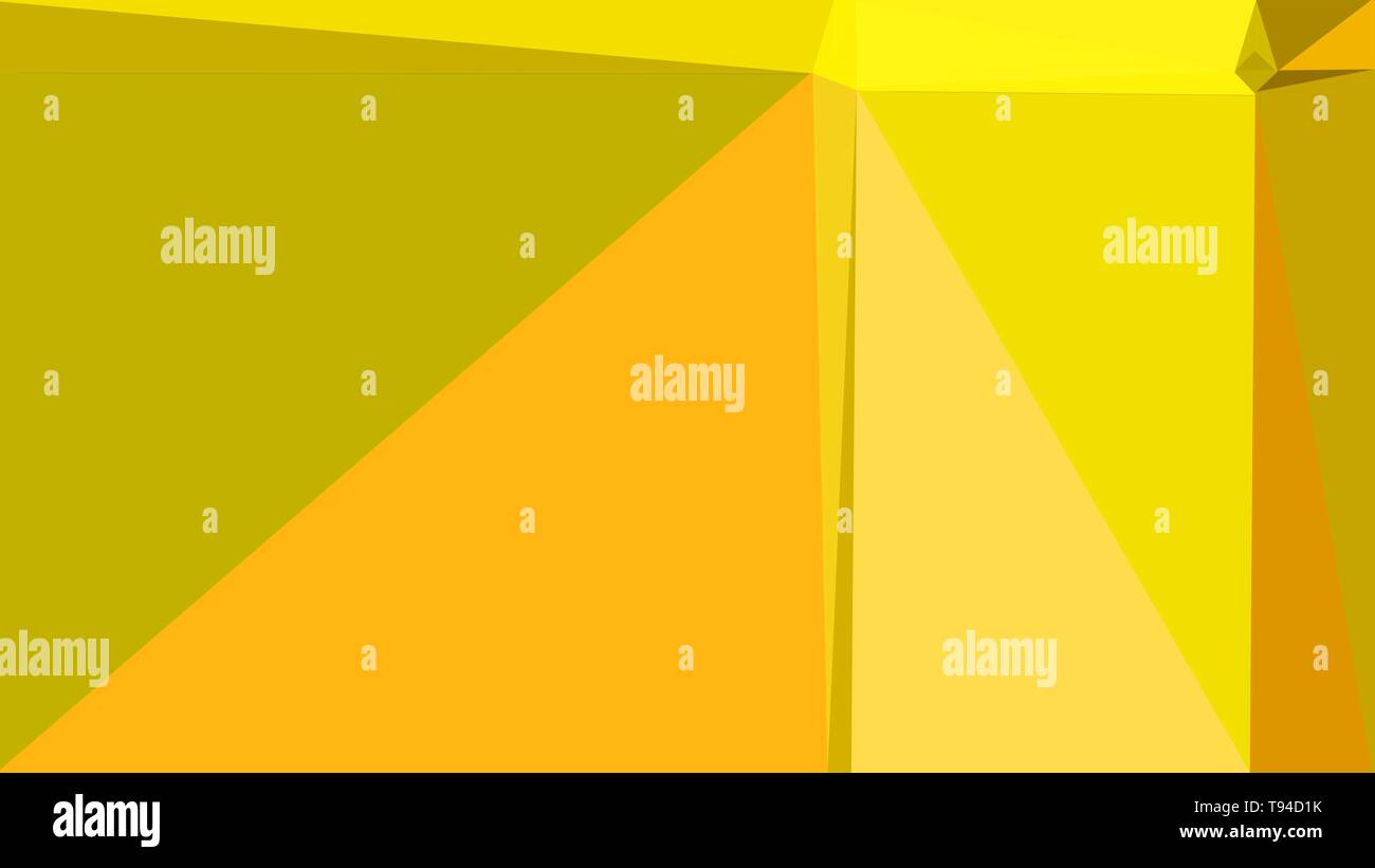 geometric triangle abstract background with golden rod, gold and vivid ...