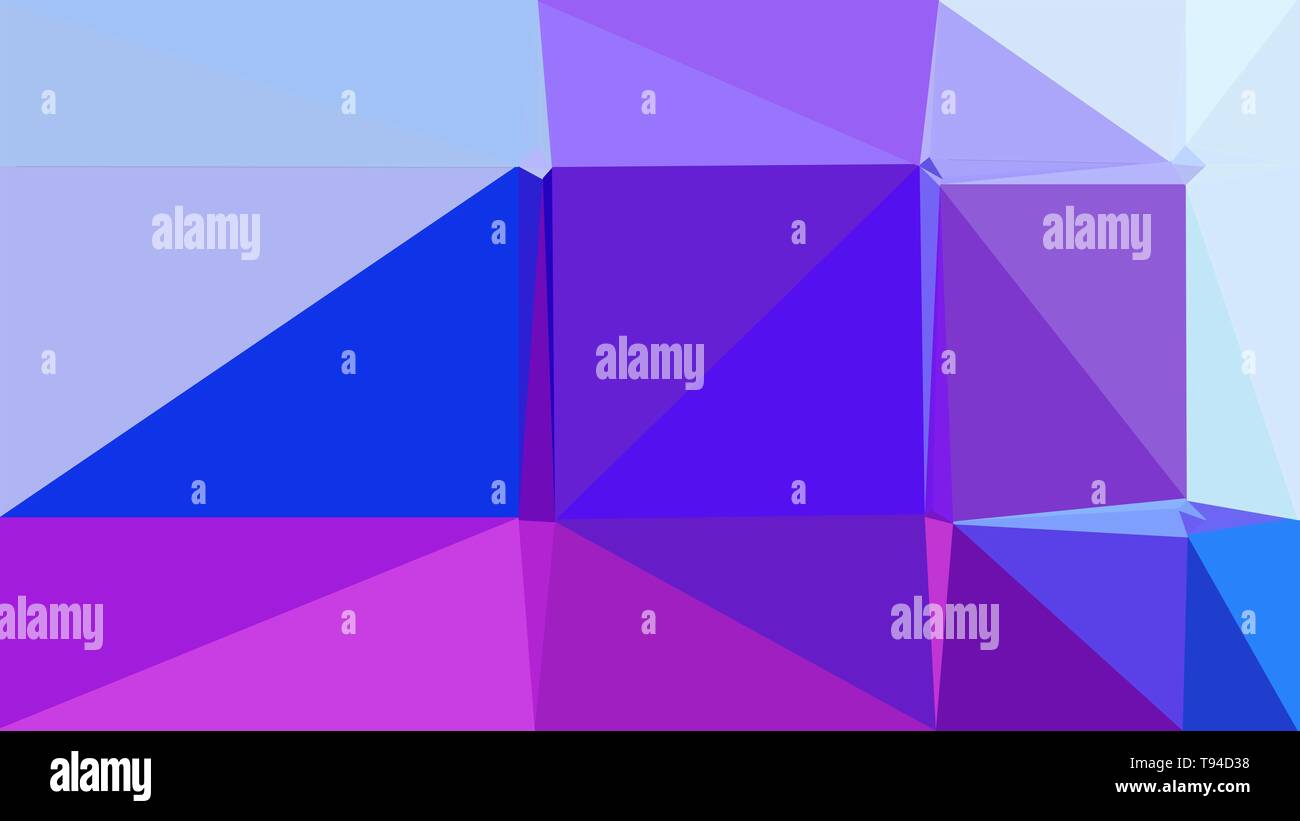 geometric triangles style in light steel blue, blue violet and strong ...