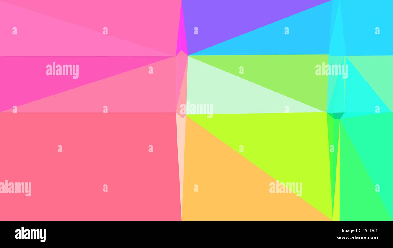 geometric triangles style in hot pink, turquoise and khaki color ...