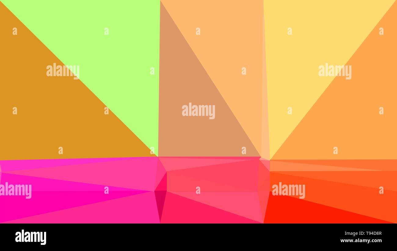 abstract geometric background with coral, sandy brown and deep pink ...