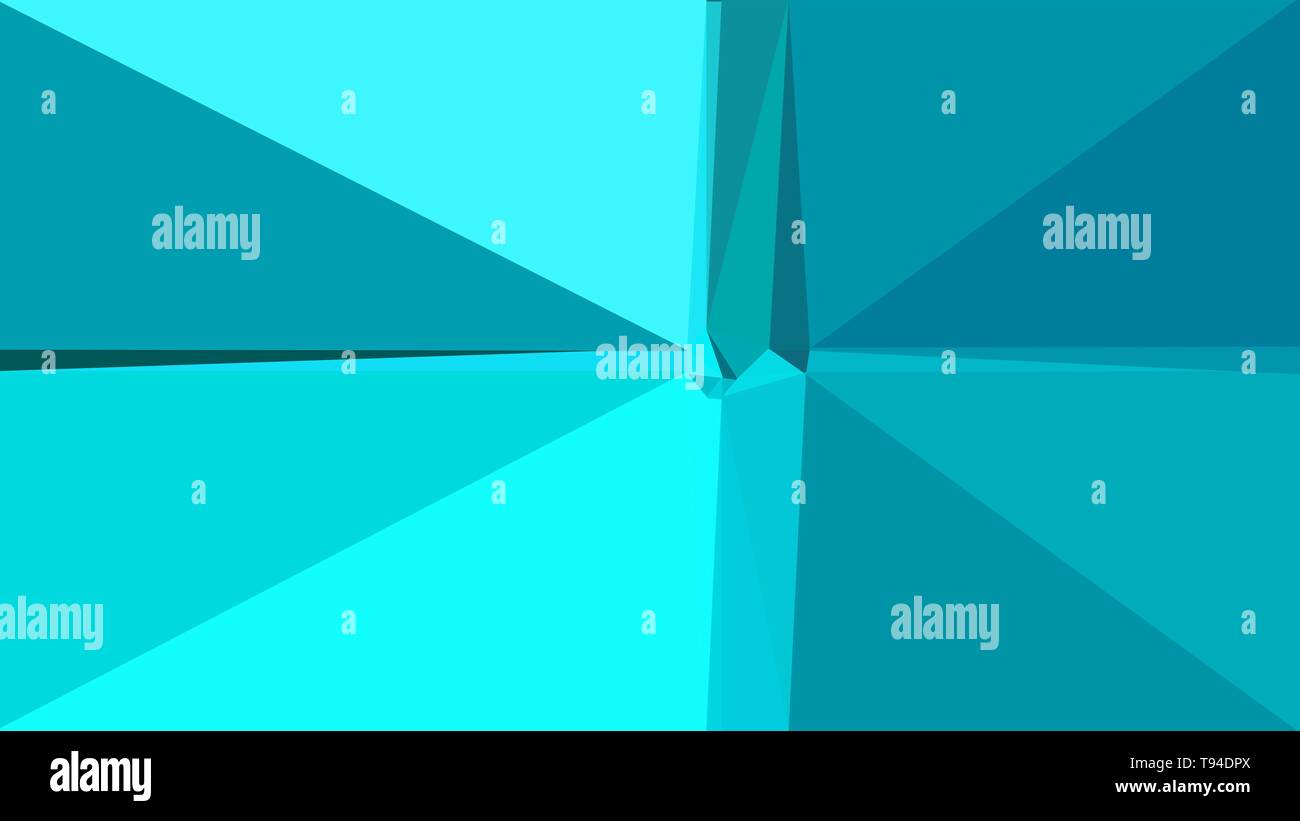 modern contemporary art with dark cyan, bright turquoise and teal green ...