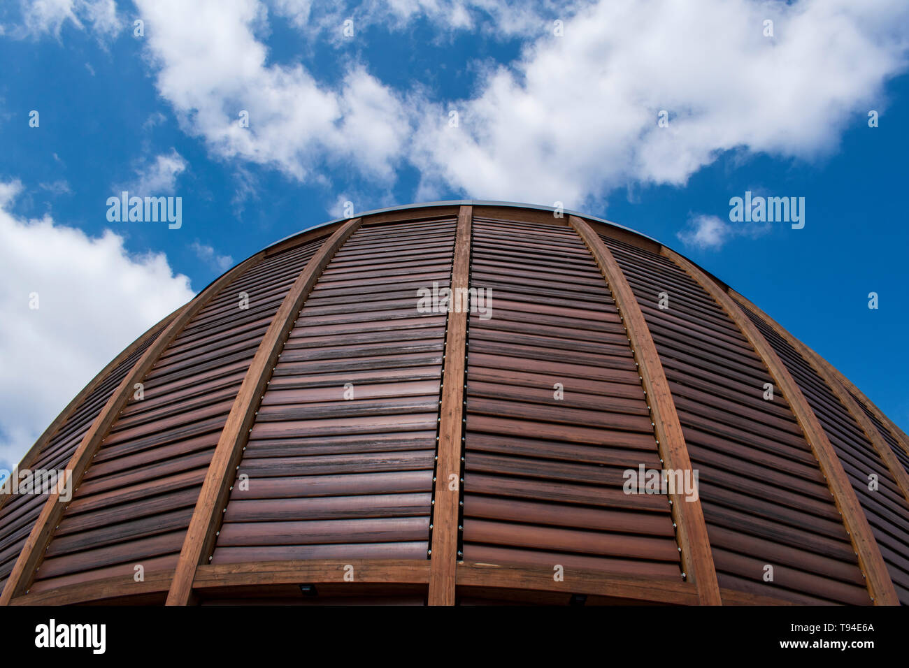 Milan, Italy: the wooden Unicredit Pavilion (IBM Studios), a multi ...