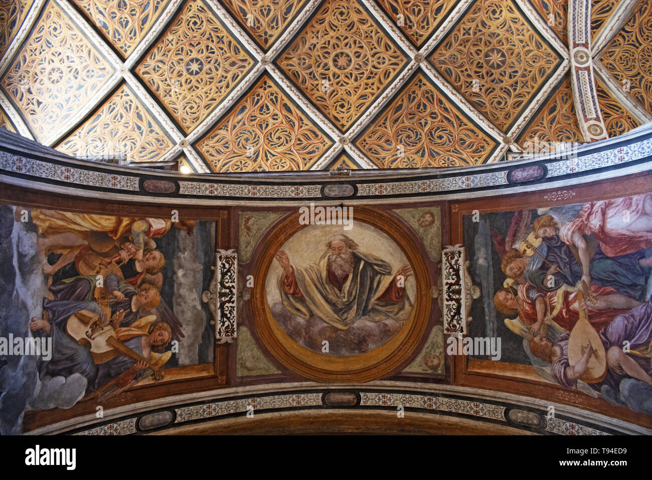 Milan, Italy: inside San Maurizio al Monastero Maggiore, a 1518 church ...
