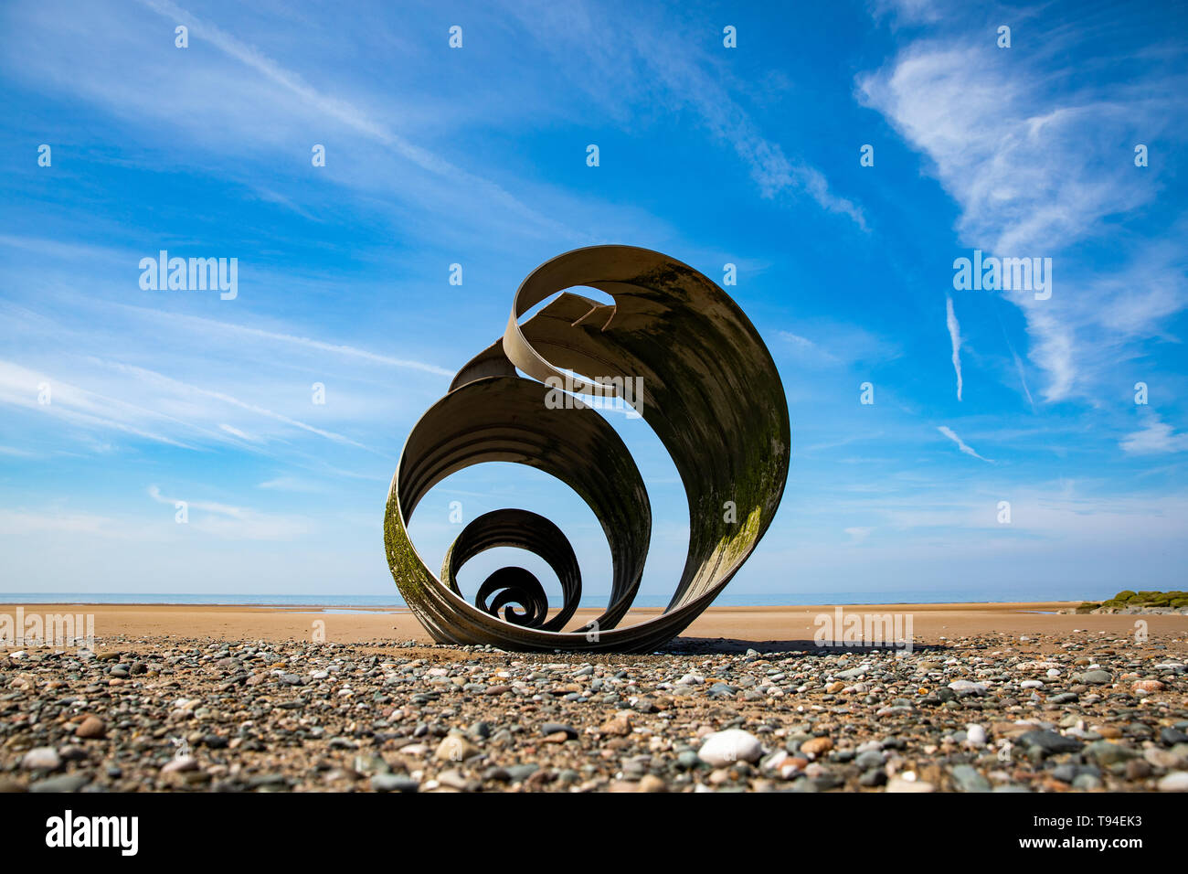 Marys shell on cleveleys beach hi-res stock photography and images - Alamy