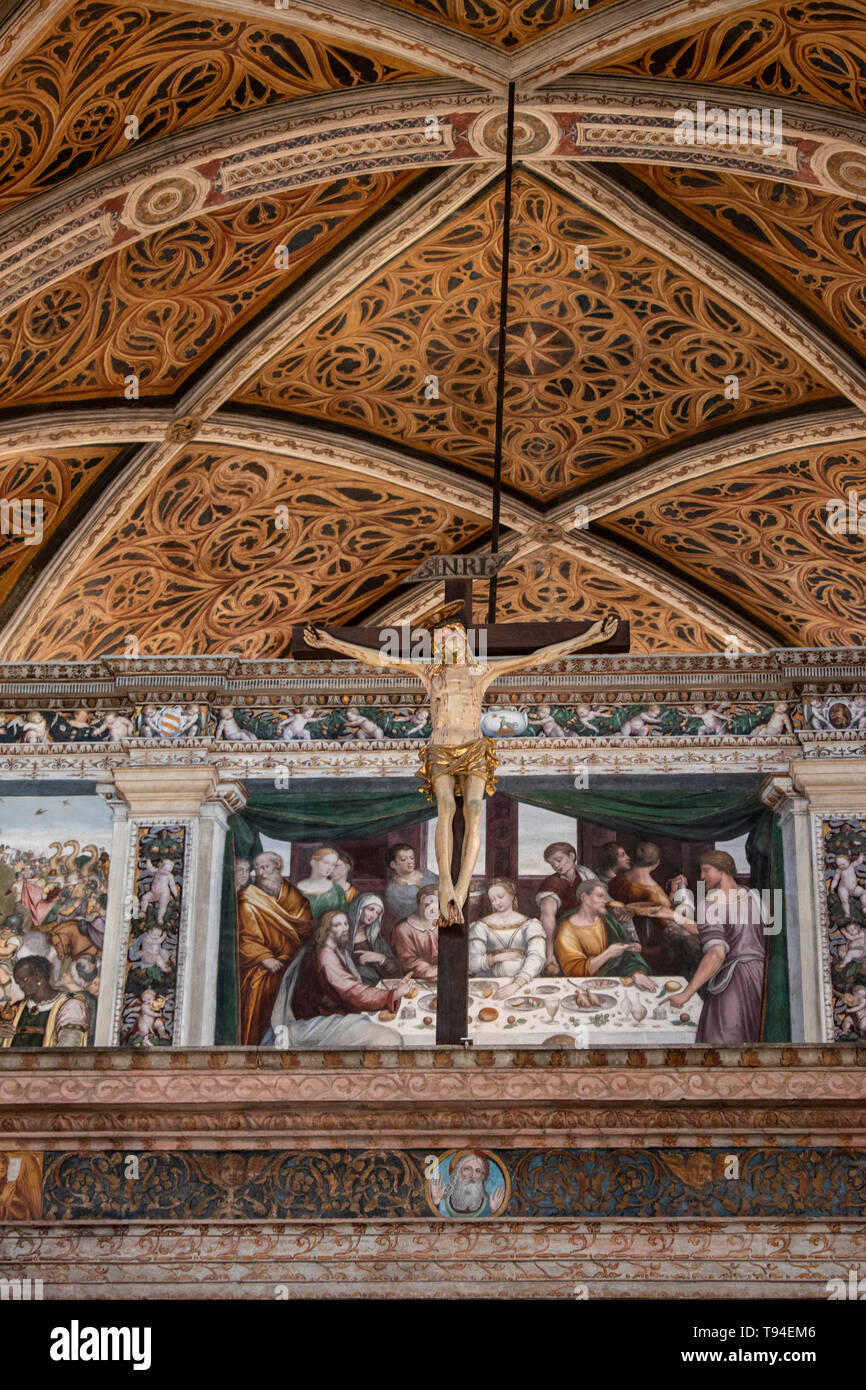 Milan, Italy: inside San Maurizio al Monastero Maggiore, a 1518 church ...