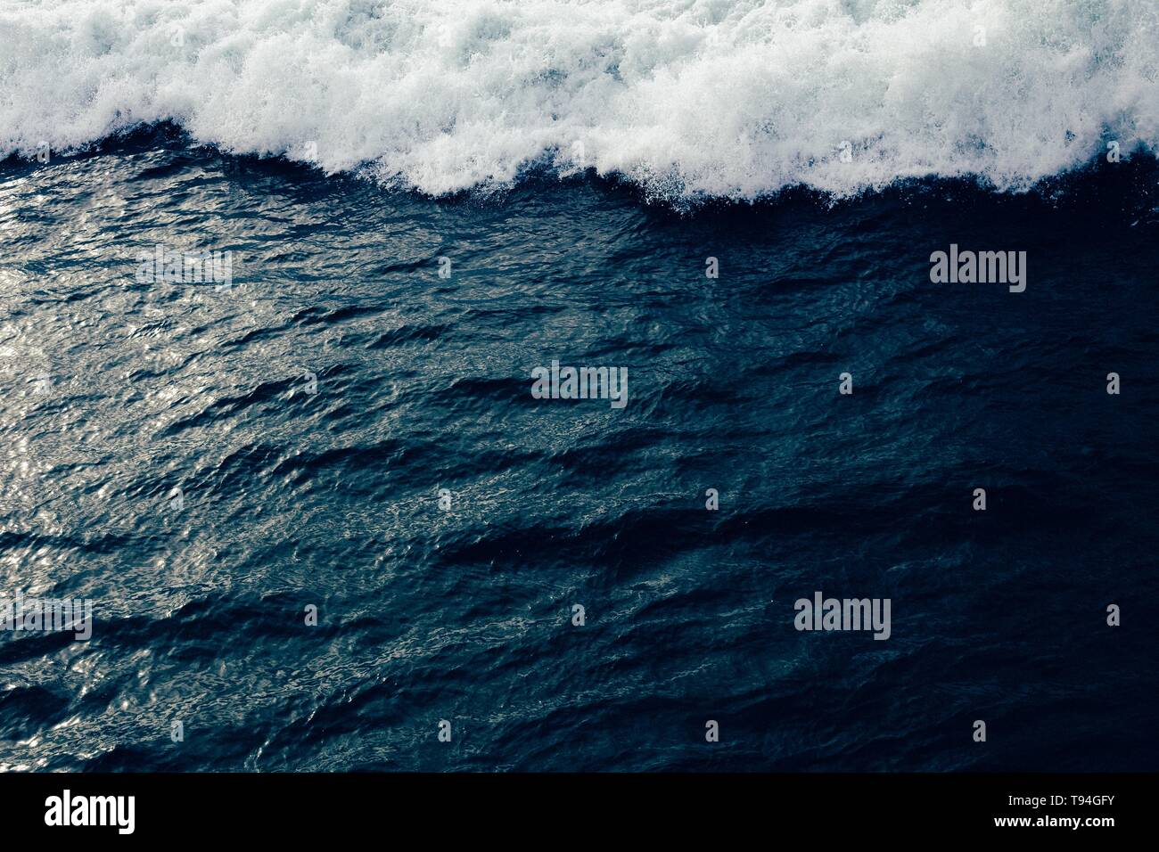 Beautiful texture of ocean waves captured from above Stock Photo - Alamy